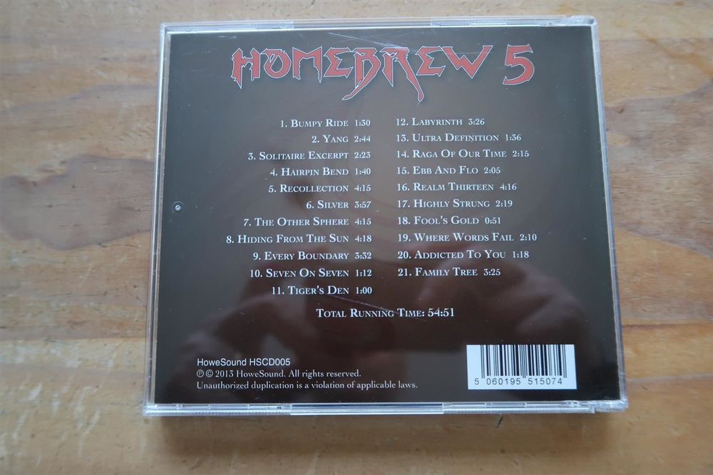 STEVE HOWE - HOMEBREW 5 - CD | Kaufen auf Ricardo