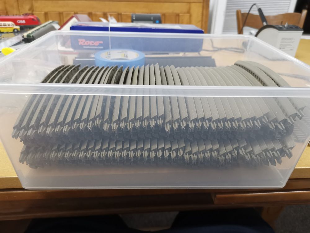 50 Stück - Roco 61122 - Gebogenes Gleis R2 | Kaufen auf Ricardo