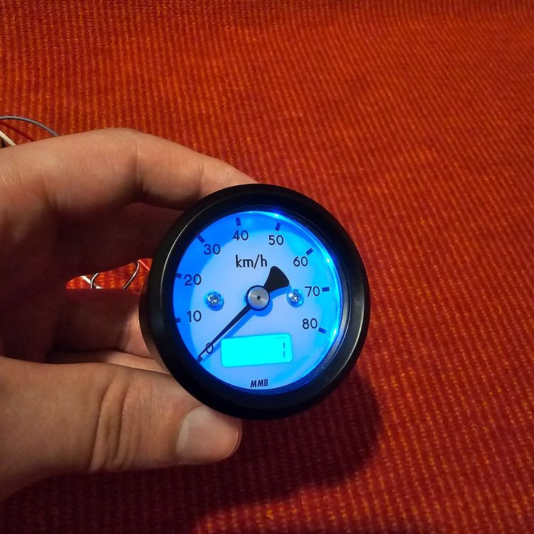 Tachometer Ø48mm für Mofas/Roller/Motorrad | Kaufen auf Ricardo