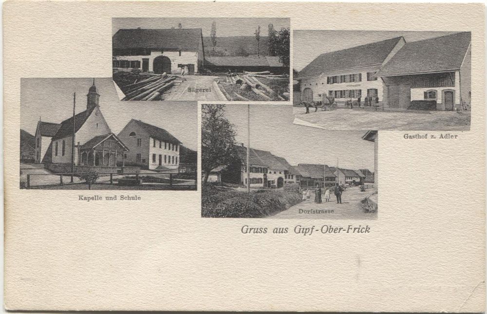GIPF-OBERFRICK 1917 mit Restaurant Adler (Gebraucht) in Rothrist für ...