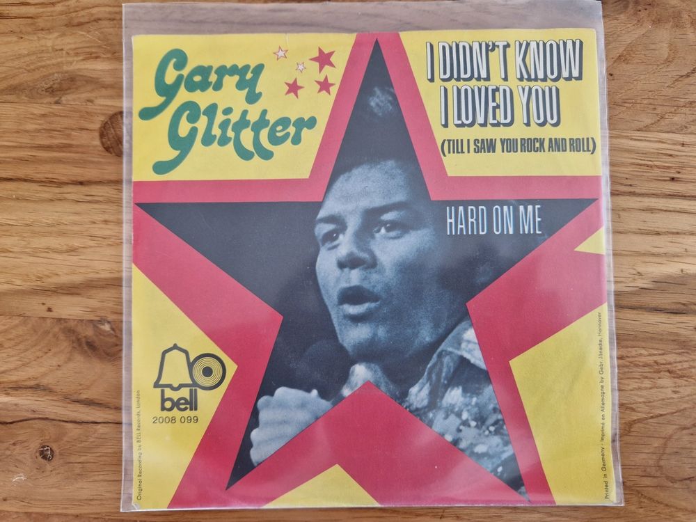Vinyl Single - Gary Glitter - I didn't know I loved you (Gebraucht) in ...