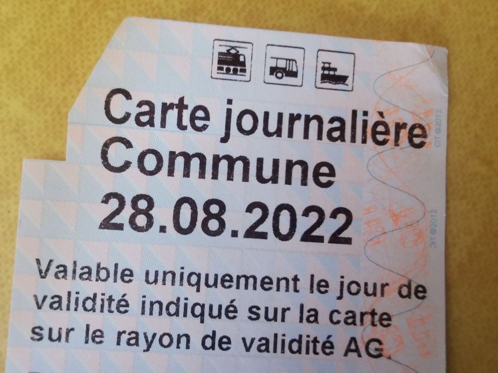 Carte journalière CFF SBB 28/08 /2022 (Neu und originalverpackt) in ...