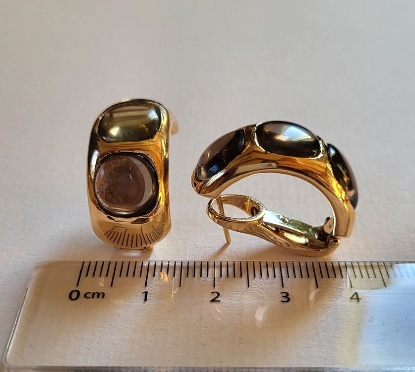 18 Karat 750 Massiv Rose Gold Ohrstecker Mit Steine (Gebraucht) in Wald ZH für CHF 1880 – mit ...