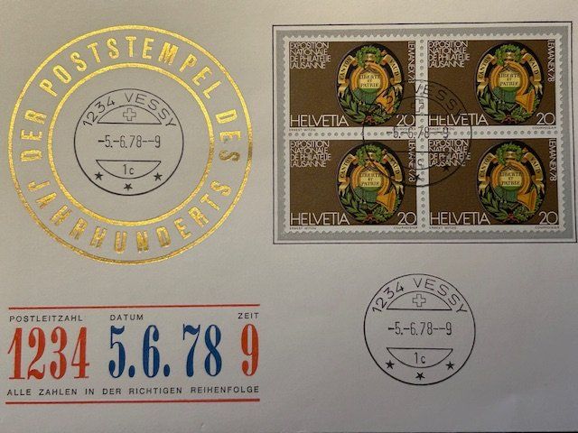 Poststempel📯des Jahrhunderts🕹️die 🥳Schnapszahl🍹123456789 (Gebraucht) in ...