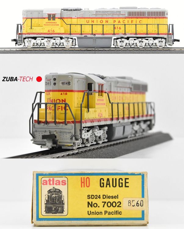 Atlas 7002 E-Lok SD 24 Union Pacific H0 GS Analog mit OVP (Gebraucht ...