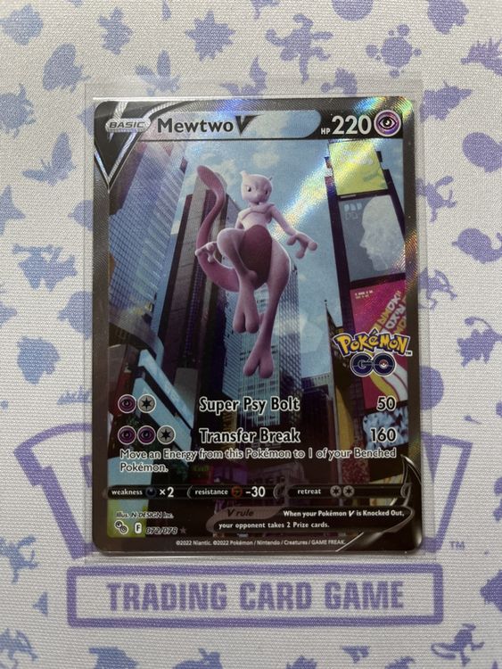 Pokémon Mewtwo V 072/078 - Pokémon Go EN | Kaufen auf Ricardo