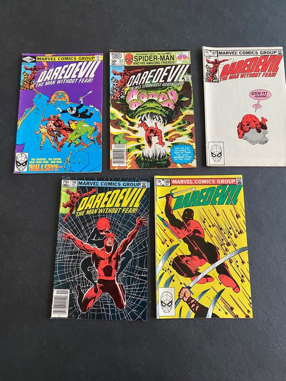 Fünf Daredevil Comics #172, 177, 187, 188, 189 (Gebraucht) in Fällanden ...