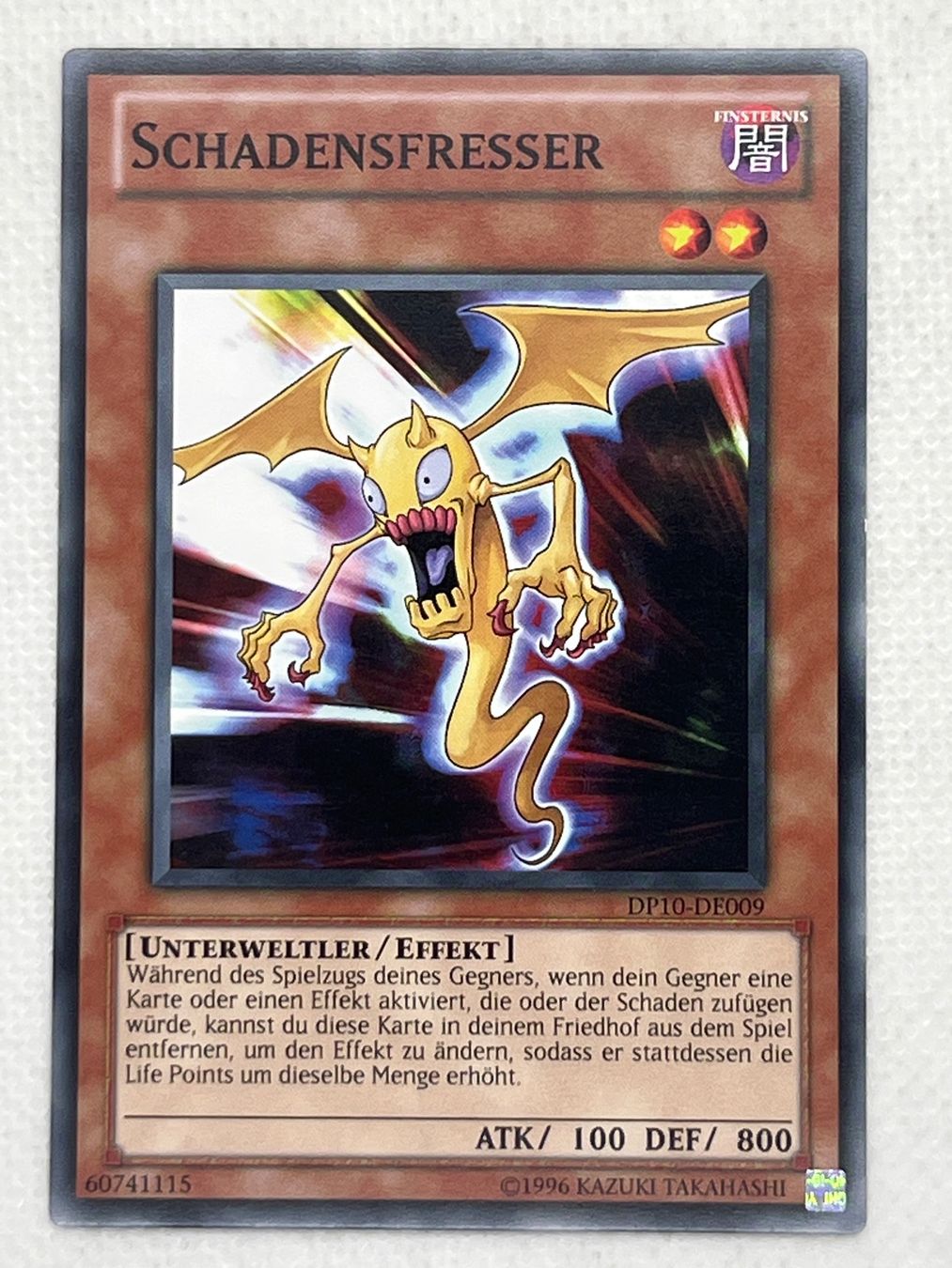 Yu-Gi-Oh! Karte - Schadensfresser - Selten - Deutsch! (Gebraucht) in ...