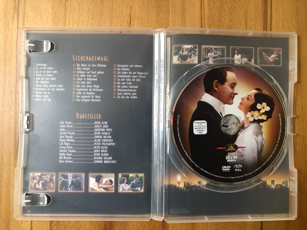 DVD De-Lovely Die Cole Porter Story - Kevin Kline Ashley Jud (Gebraucht ...