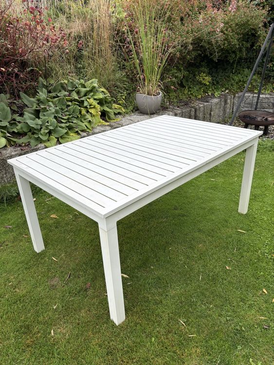 Gartentisch Weiss Wetterfest