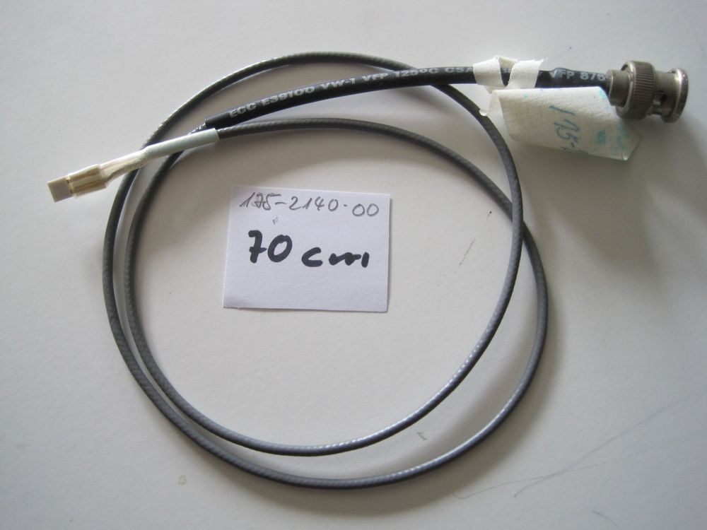 Verbindungskabel BNC auf 2-Pol 1mm Buchsen (Gebraucht) in Dietwil für ...
