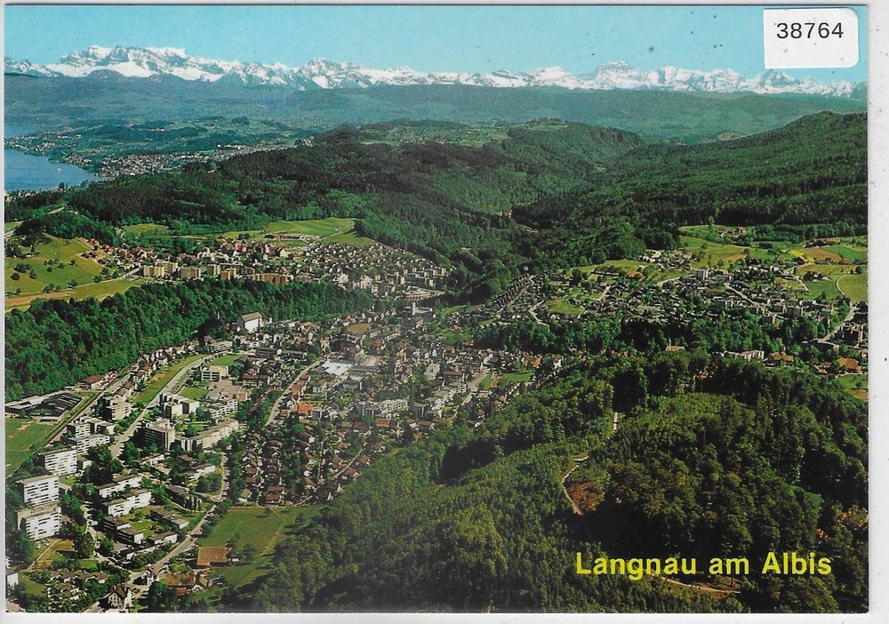 Flugaufnahme Langnau am Albis | Kaufen auf Ricardo