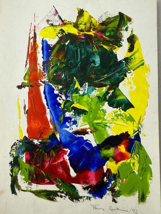 Art Brut Gemälde Handsigniert (Gebraucht) in Neuhausen am Rheinfall für CHF 10 – mit Lieferung ...