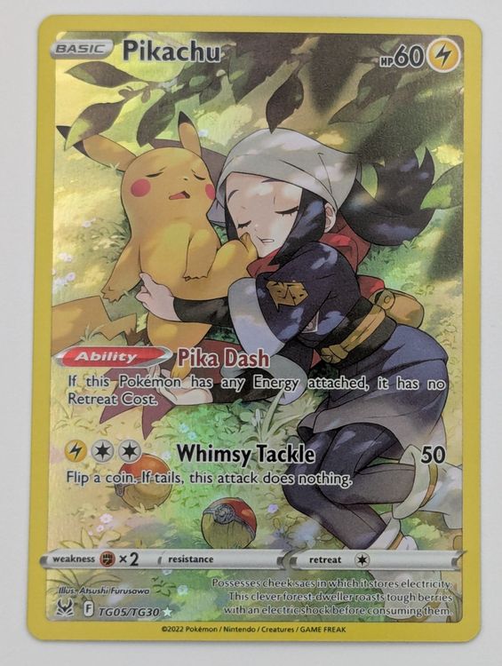 Pikachu | Ultra Rare | Lost Origin Trainer Gallery | (Neu (gemäss ...