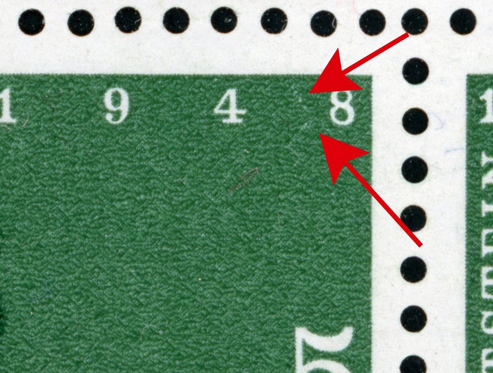 Abart: 281.4.03 Glorienschein, im 4er-Block, 1948 (Neu (gemäss Beschreibung)) in Goldswil für ...