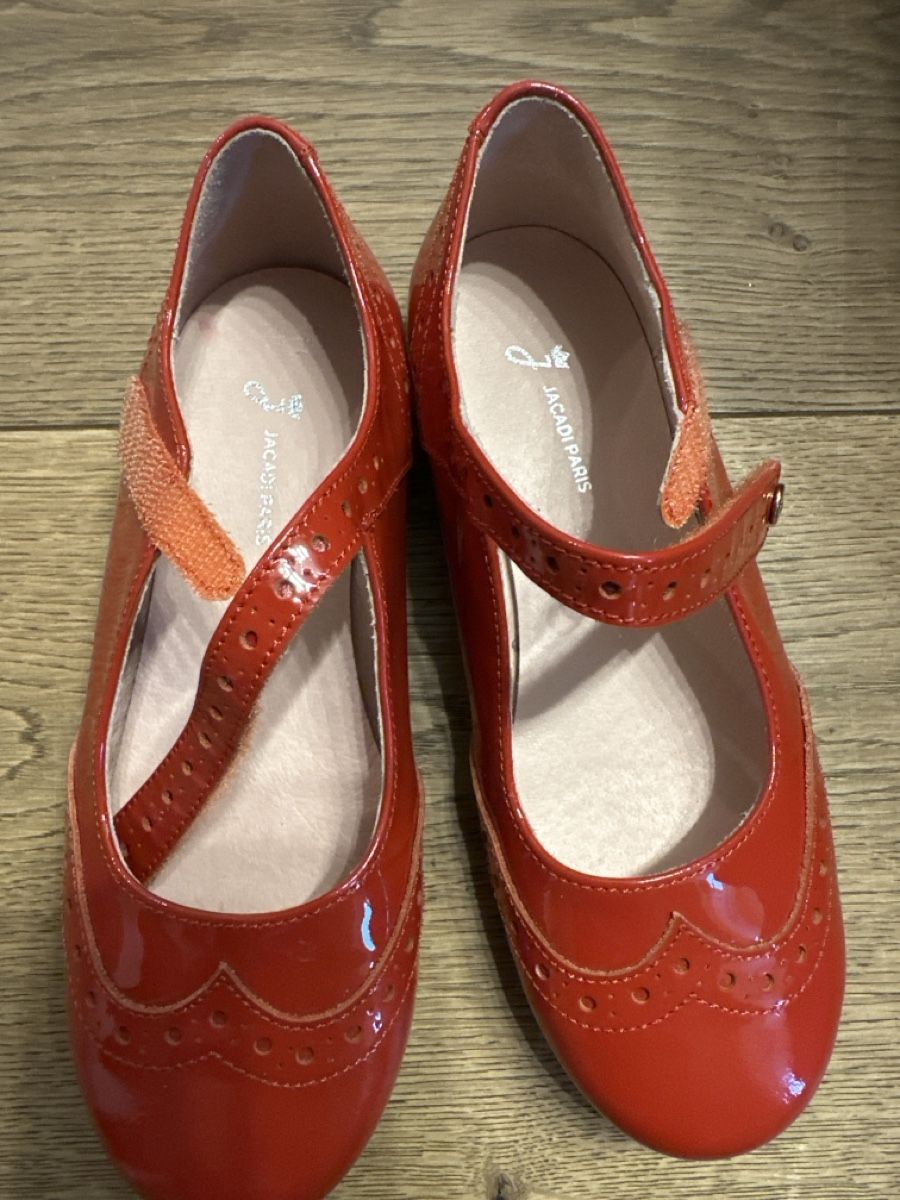 Chaussures Jacadi T 30 rouge vernies - parfaites pour l'été! (D ...