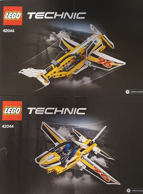 LEGO Technic 42044 2in1 Düsenflugzeug & Kunstflugmaschine (Gebraucht ...