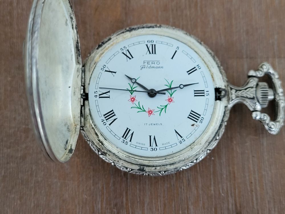 TASCHENUHR SAVONETTE FERO FELDMANN 47 MM | Kaufen auf Ricardo