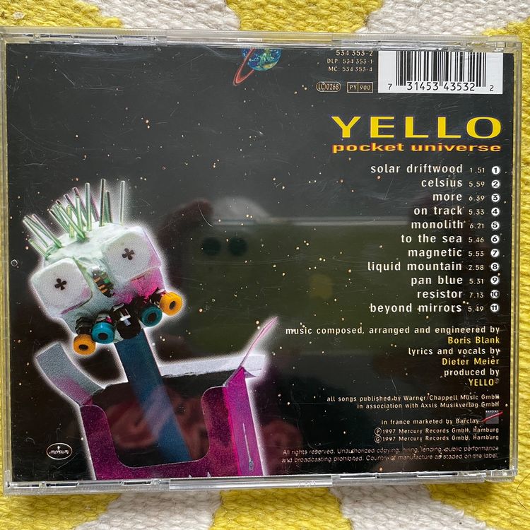 YELLO-POCKET UNIVERSE | Kaufen auf Ricardo