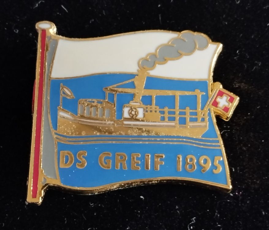 Pin DS Greif 1895 (Dampfschiff Greifensee) (Gebraucht) in Bonstetten ...