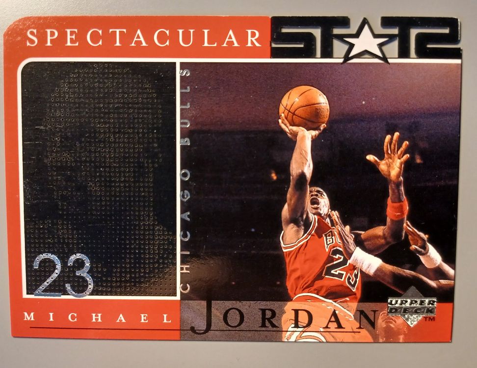 NBA Michael Jordan Super DIE-CUT Spectacular Stats Card (Neu (gemäss ...