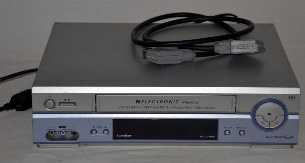 Videorecorder VHS Melectronic MVR6000LG magnétoscope (Gebraucht) in Collonges für CHF 63 – mit ...