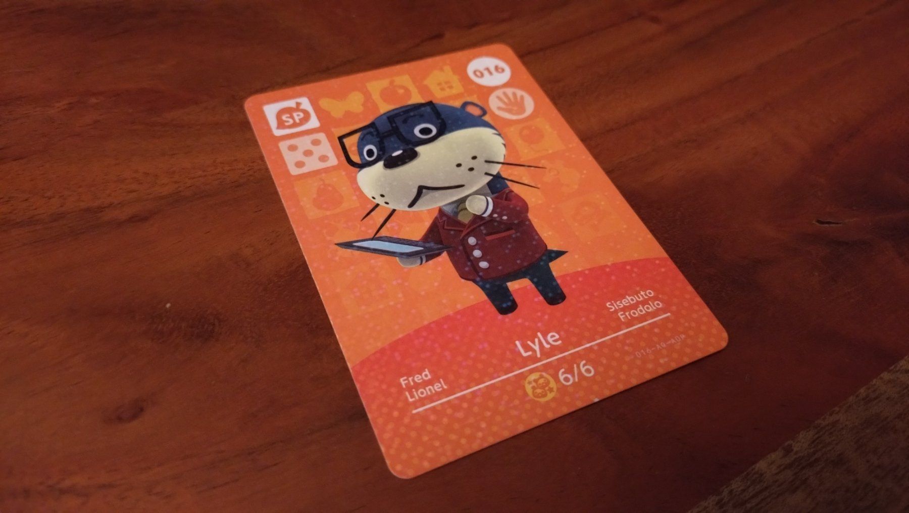 Animal Crossing amiibo Karte, Lyle / Fred EU Nr. 016 (Neu (gemäss ...