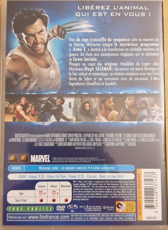 X-Men Origins: Wolverine (2009) (D'occasion) à La Tour-de-Peilz pour ...
