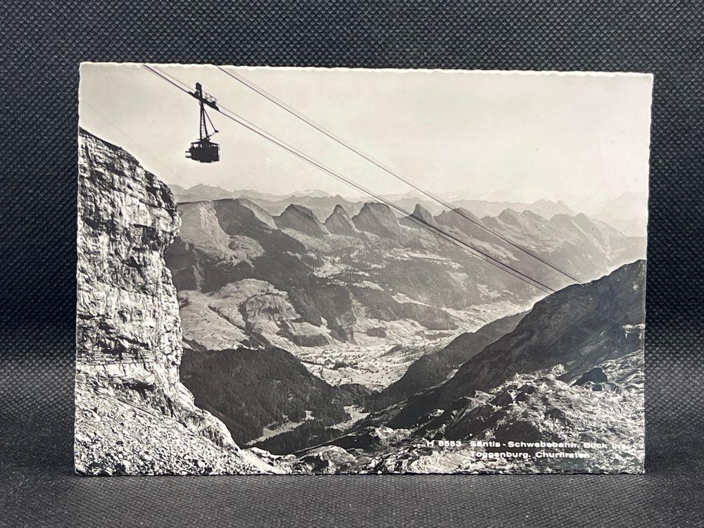 Säntis - Schwebebahn. Blick ins Toggenburg. Churfirsten (Gebraucht) in Widnau für CHF 3 – mit ...