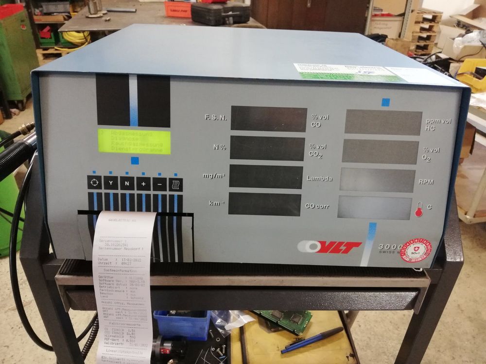Abgastester VLT 3000 (Gebraucht) in Zuchwil für CHF 1000 – nur Abholung ...