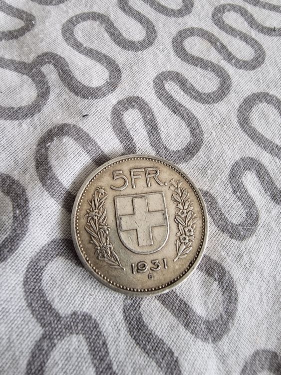 3 Stück 5Fr. Silbermünzen 1931, 1932, 1933 | Kaufen auf Ricardo