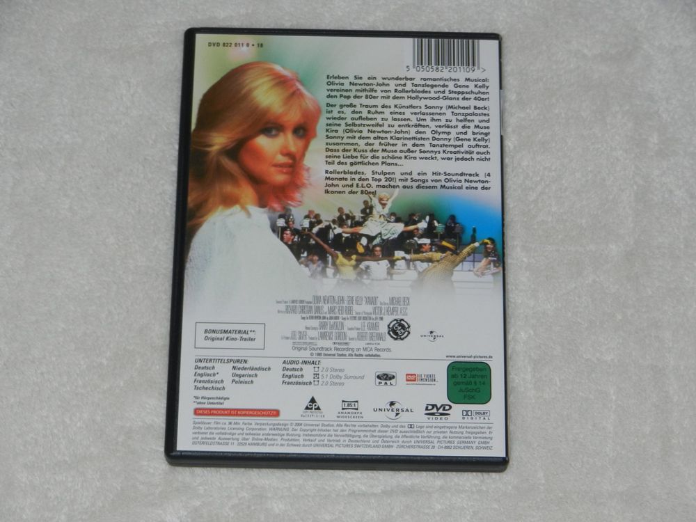 DVD OLIVIA NEWTON-JOHN,GENE KELLY in XANADU / MUSICAL | Kaufen auf Ricardo