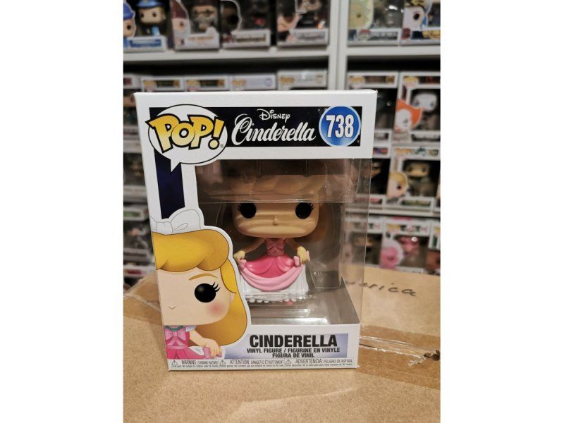 Funko/Cinderella POP! Vinyl Figur Cinderella (Pink Dress) 9 (Neu und ...