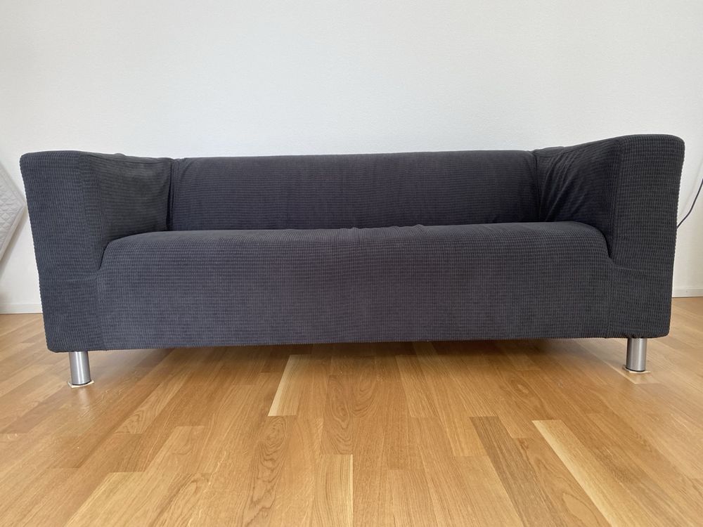 Gemütliches 2er-Sofa - Klippan IKEA Anthrazit (vissle grau ) | Kaufen auf Ricardo
