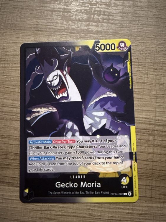 OP TCG - Gecko Moria Leader OP14-080 EN (Gebraucht) in Hagendorn für ...