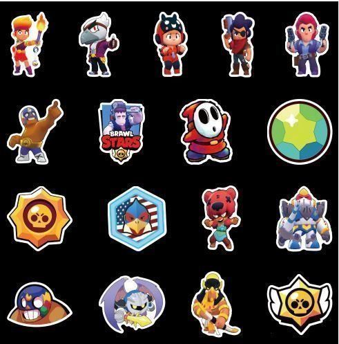 50 tlg Stickerset Brawl Stars Supercell | Kaufen auf Ricardo