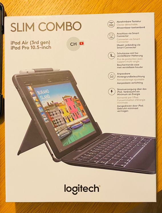 Logitech Hülle + CH Tastatur für iPad Air / iPad Pro 10.5 | Kaufen auf Ricardo