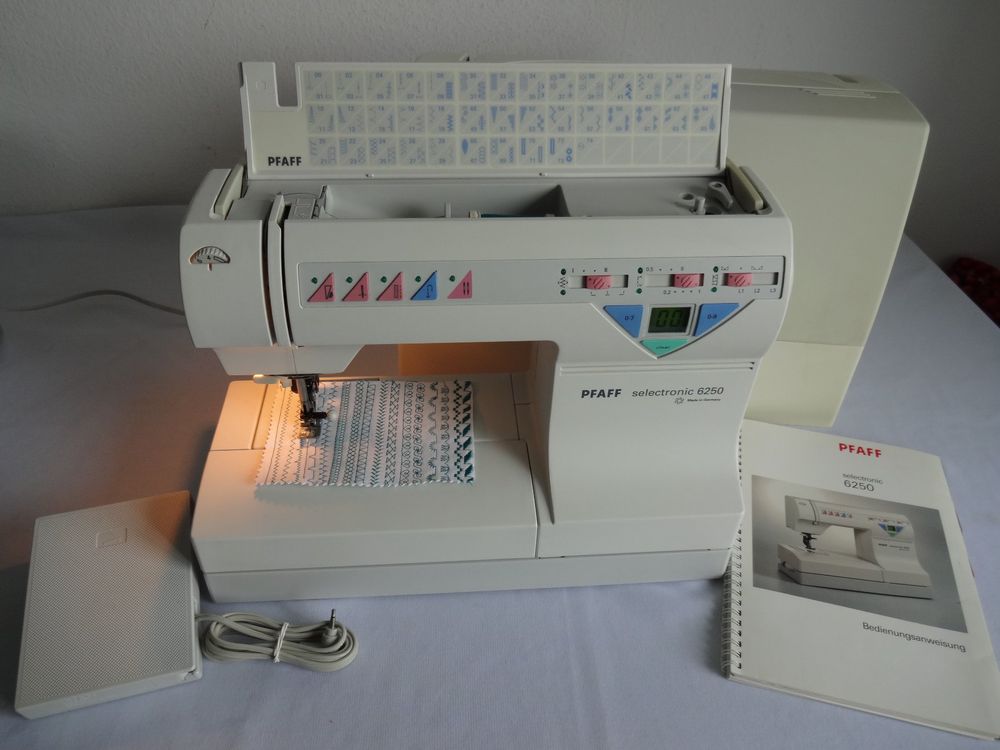 PFAFF Selectronic 6250 / Revidiert mit 1-Monate Garantie (Gebraucht) in ...