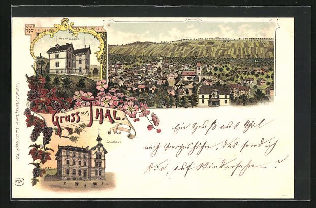 Litho Thal, Krankenhaus, Schulhaus, Orts (Antik) in Berlin für CHF 21 – mit Lieferung auf ...