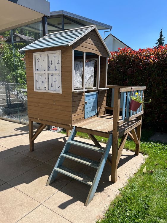 Luxus Kinderspielhaus Holz Gebraucht Fotos