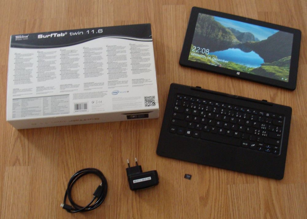 TrekStor SurfTab twin 11.6/64GB mit Windows 10 Pro (Gebraucht) in für ...