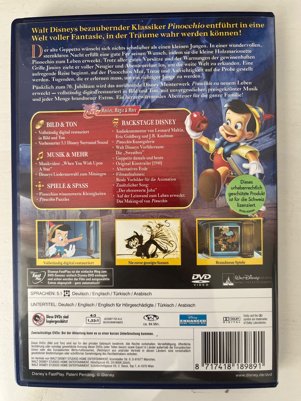 Disney DVD | Pinocchio 📀 - Platinum Edition (Neu (gemäss Beschreibung ...