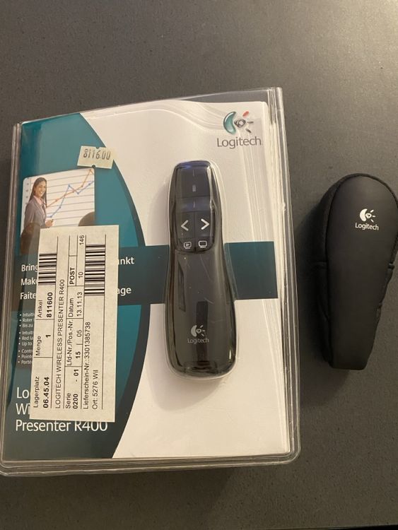 Logitech Wireless Presenter R400 - mit Etui! (Gebraucht) in Leibstadt ...