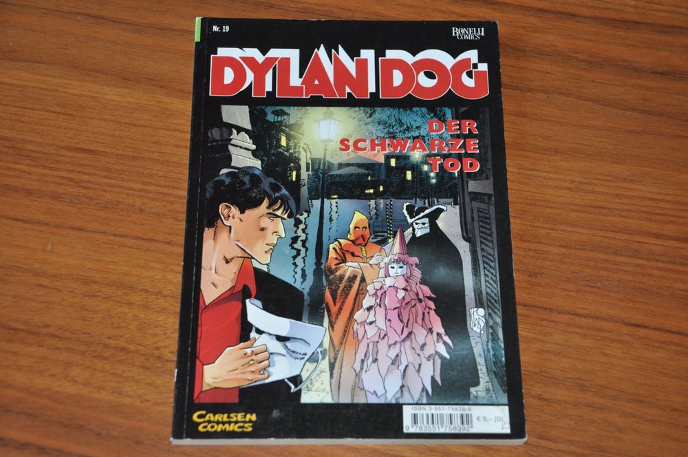 Dylan Dog: Der Schwarze Tod (Nr. 19) Bonelli/Carlsen (Gebraucht) in ...