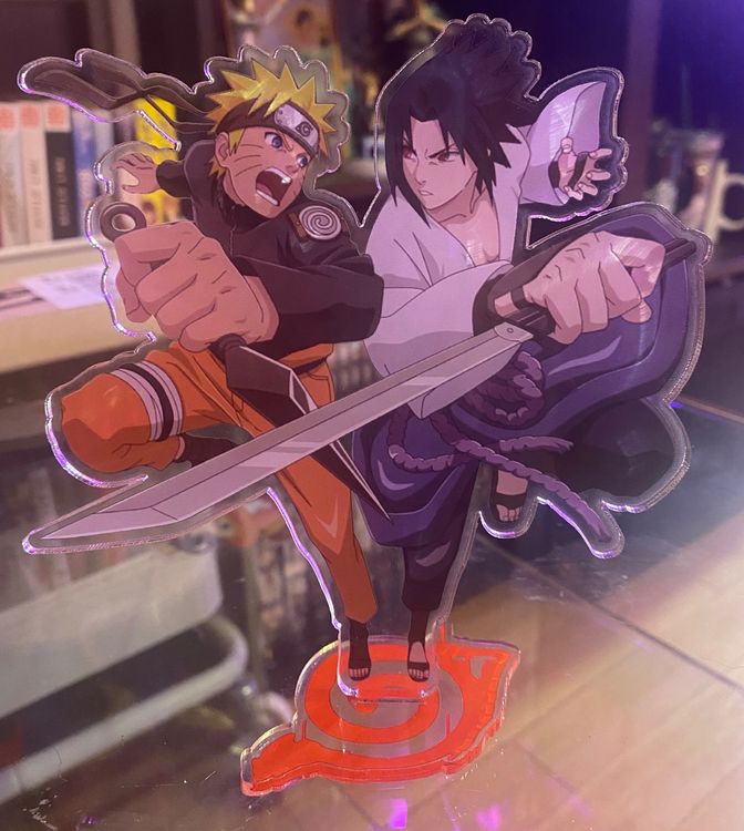 naruto & sasuke acryl stand | Kaufen auf Ricardo
