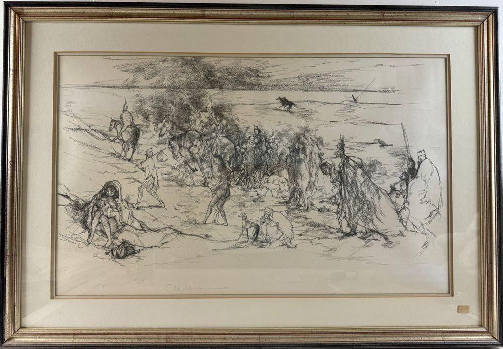 Otto BACHMANN (1915-1996) Grosser Lithographie Handsigniert (Gebraucht ...