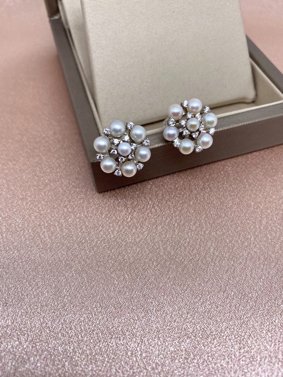 Perlen Ohrstecker /Echte Süsswasserperlen | Kaufen auf Ricardo