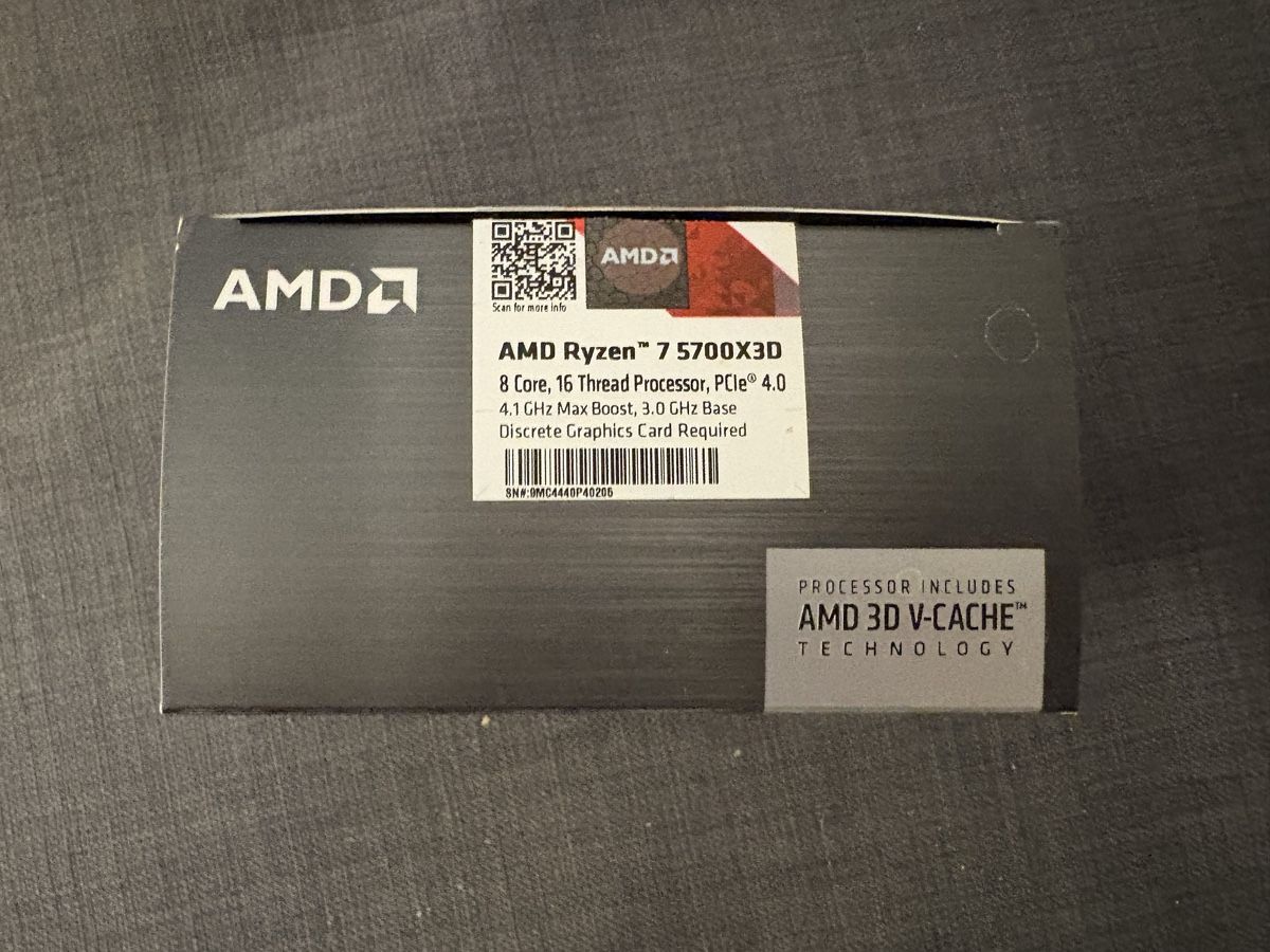 AMD Ryzen 7 5700X3D AM4 (Gebraucht) in Zofingen für CHF 310 – mit ...