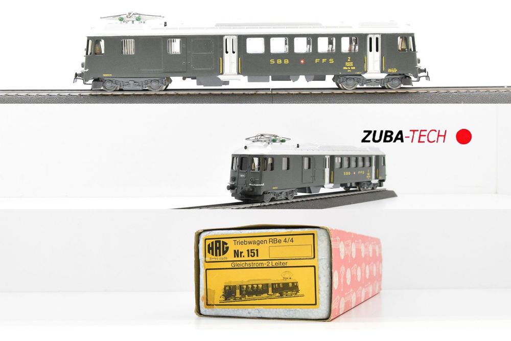 HAG 151 E-Triebwagen RBe 4/4 SBB H0 GS Analog mit OVP (Gebraucht) in St. Gallen für CHF 61 – mit ...
