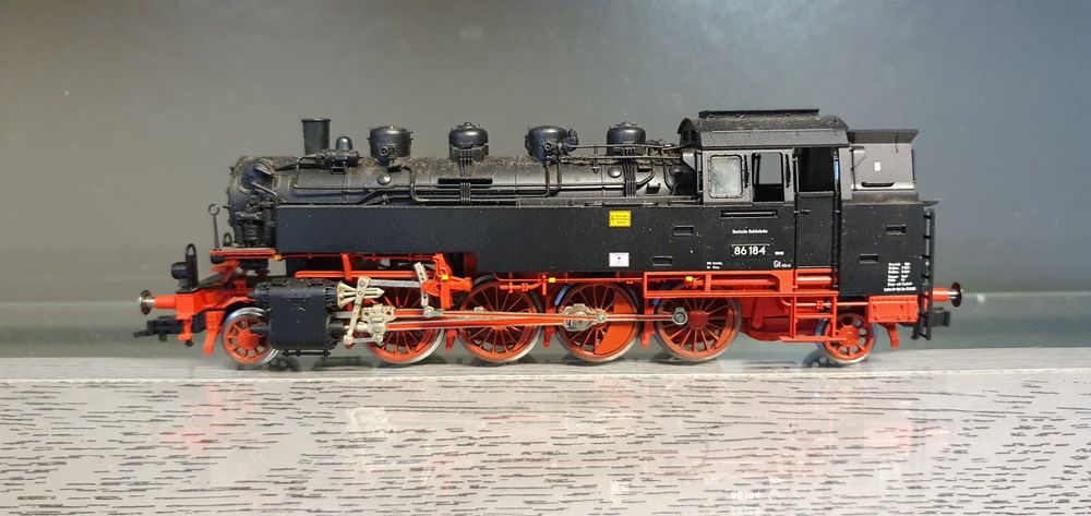 FLEISCHMANN:DC: DR TENDERDAMPFLOK BR 86 / 4087 OVP (Gebraucht) in ...
